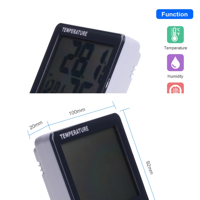 Digital Hygrometer Humidity Meter Room Humidity Thermometer - Barksdale