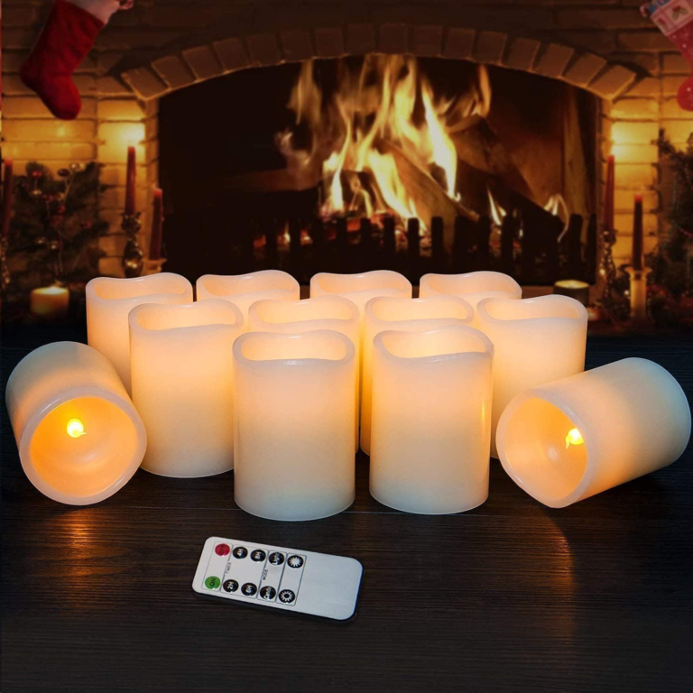 Remote Operated Electronic Candle Flameless LED - Pack Of 3 - Barksdale