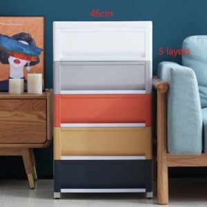 5 Tier Plastic Drawer Storage Cabinet Chest Organizer Bed - Barksdale