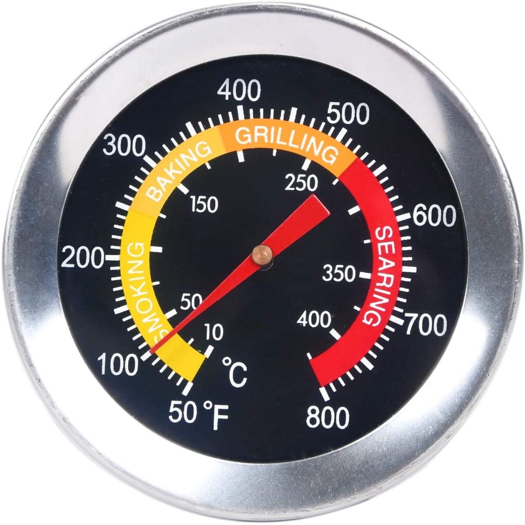 BBQ Grill Smoker Temperature Gauge Thermometer Dial Stem - Barksdale