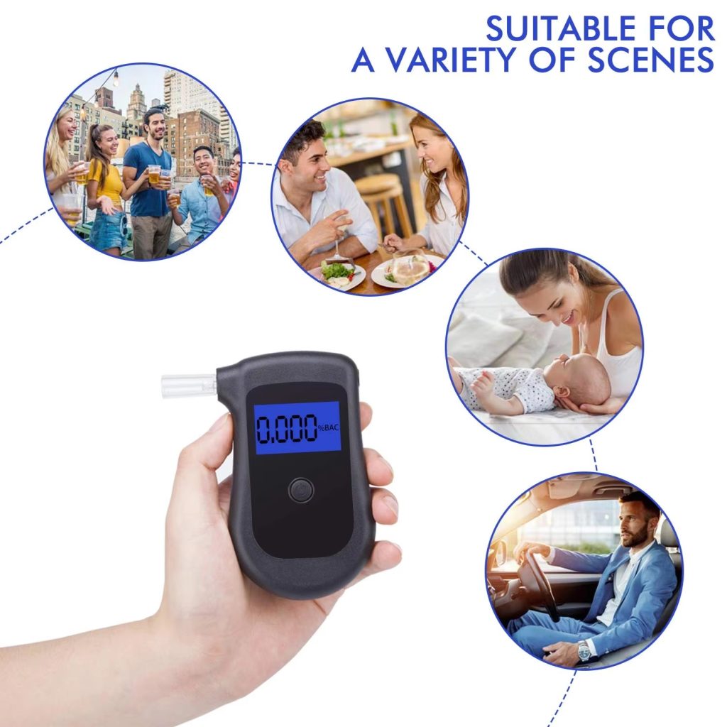 Alcohol Tester Handheld Breathalyzer Alcoblow Meter checker LCD - Barksdale