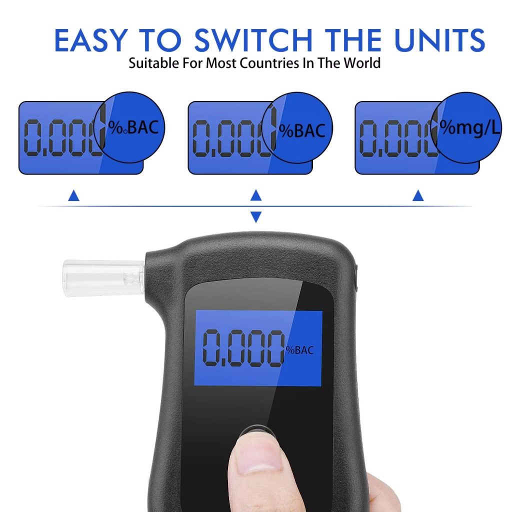 Alcohol Tester Handheld Breathalyzer Alcoblow Meter checker LCD - Barksdale