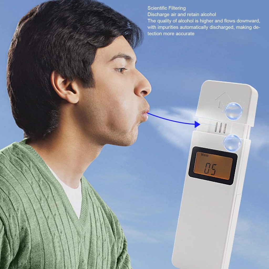 Alcohol Breathalizer non-contact alcoblow checker meter Tester checker ...