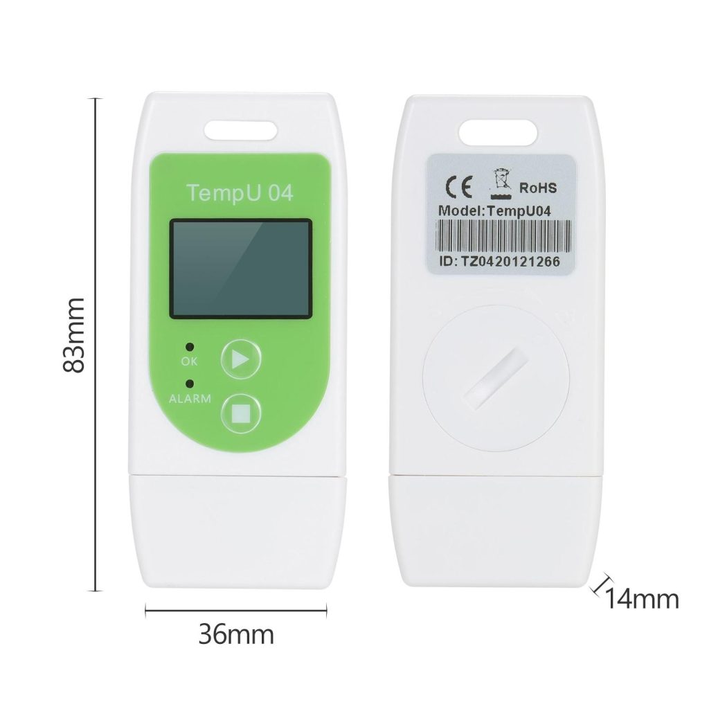 Data Logger USB Temperature Datalogger Reusable Multi-use Recorder with ...